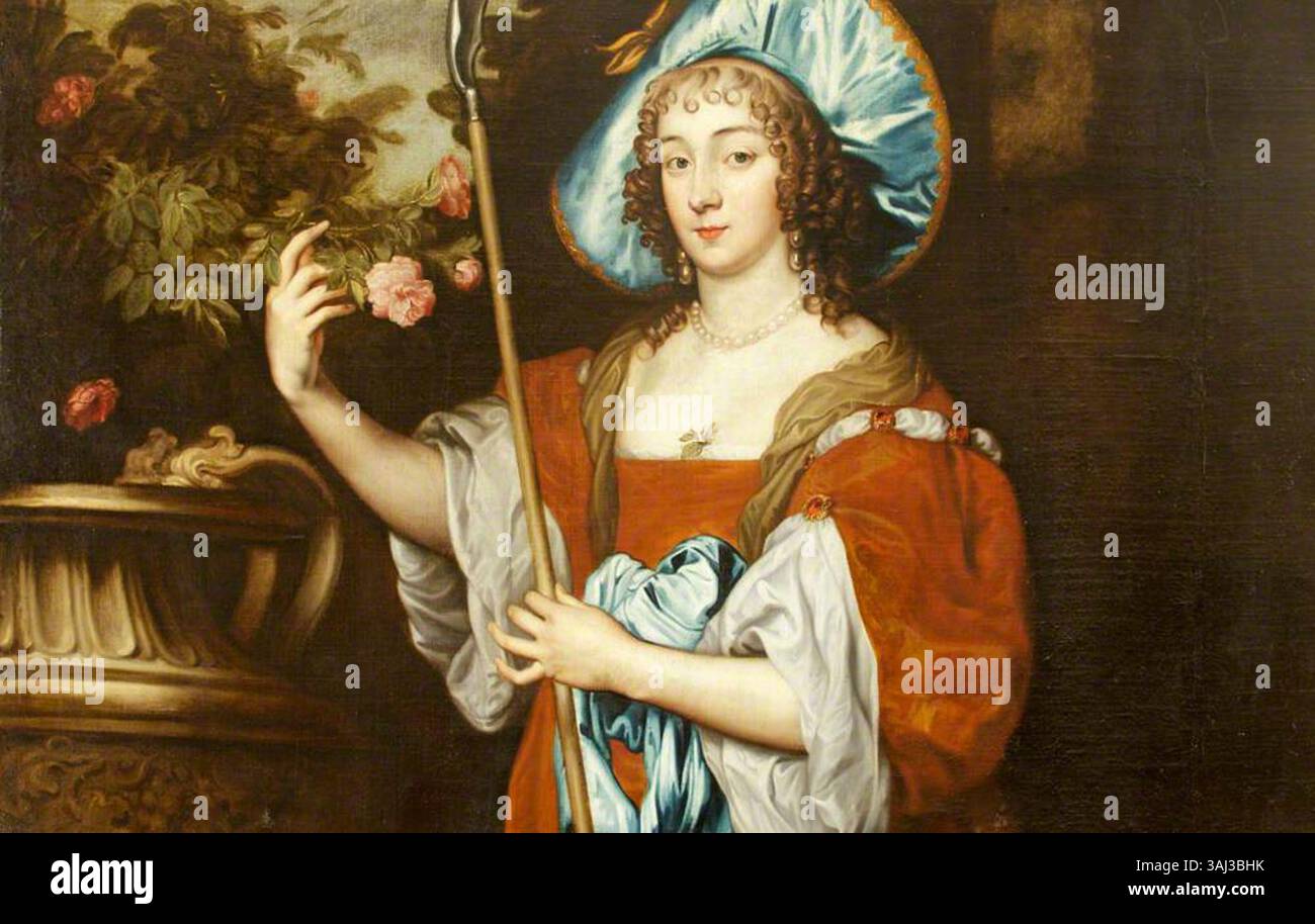 This portrait, painted between 1670 and 1699, depicts Lady Dorothy ...