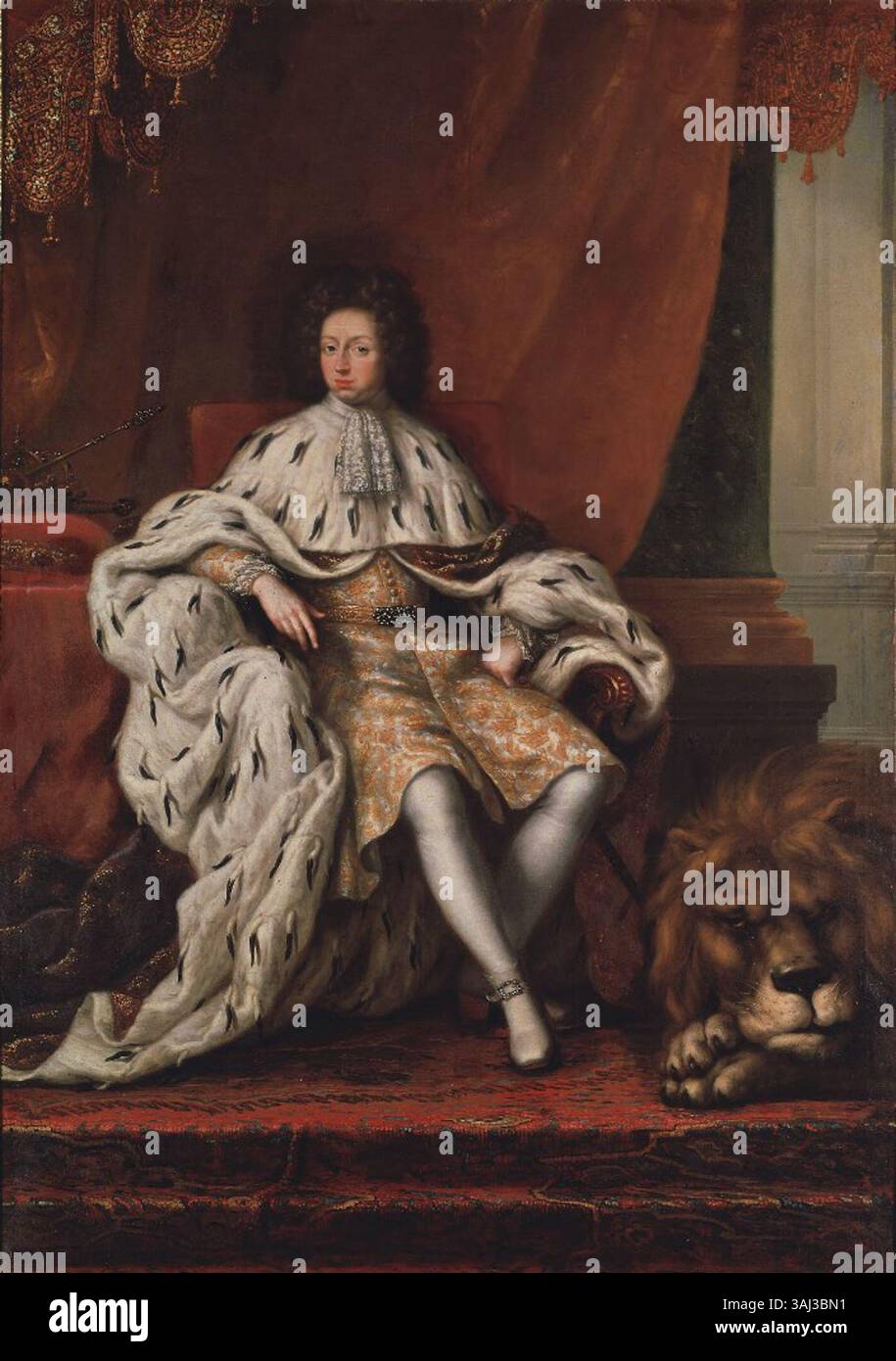 Portrait of Charles XI of Sweden, painted by David Klöcker Ehrenstrahl ...