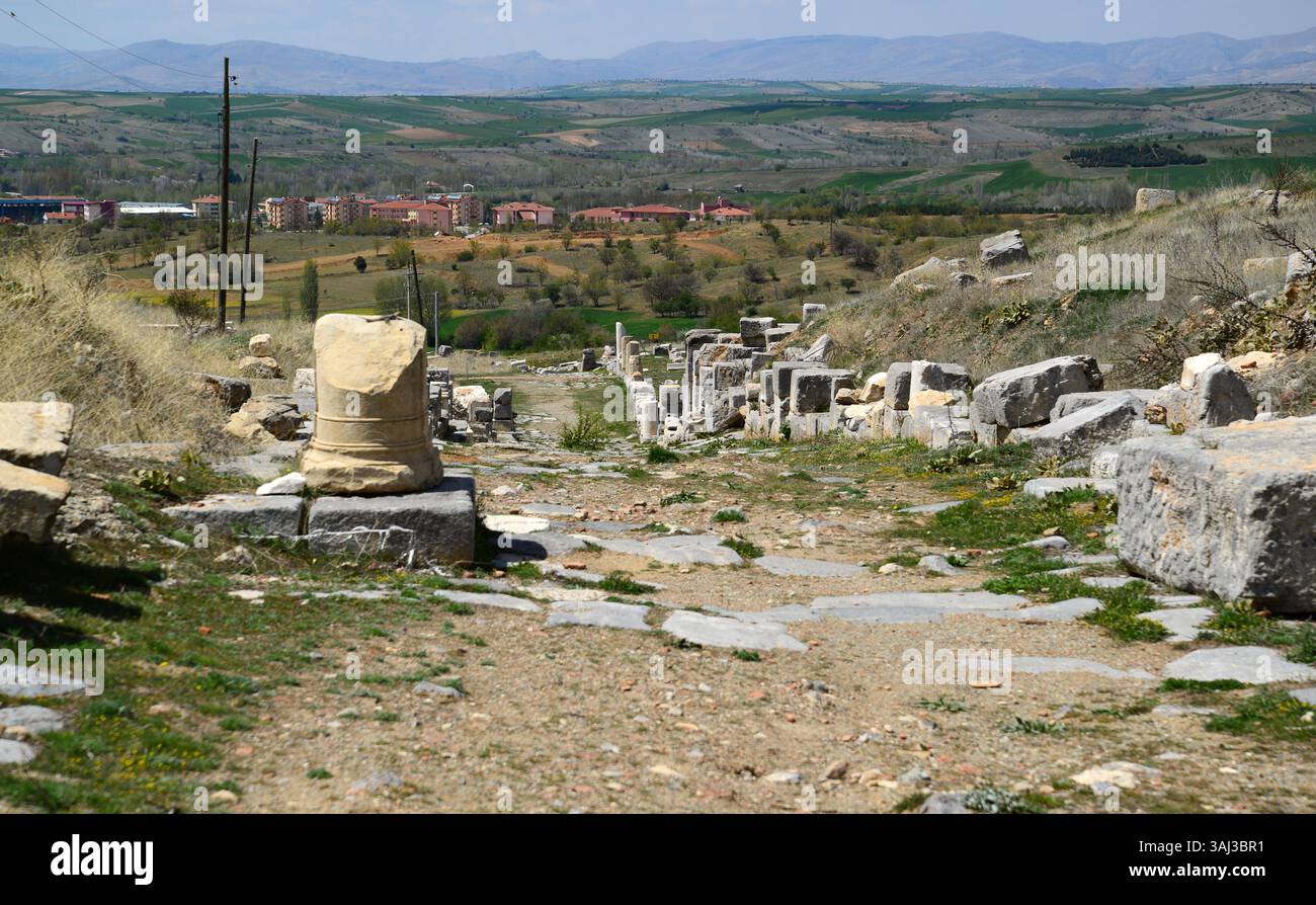 Pisidia Antiocheia Ancient City in Isparta, Turkey Stock Photo - Alamy