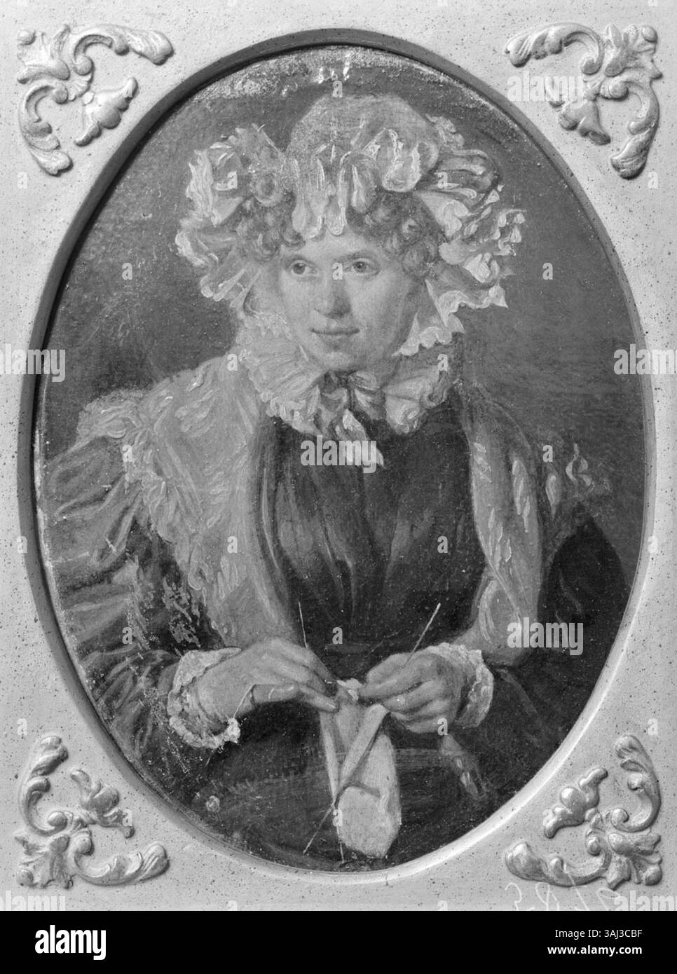 Lady in traditional attire Black and White Stock Photos & Images - Alamy