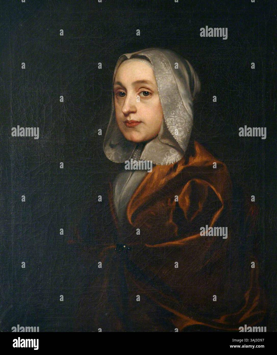 A portrait of Dorcas Amphlett, Mrs. John Hunt (1658–?), painted circa ...