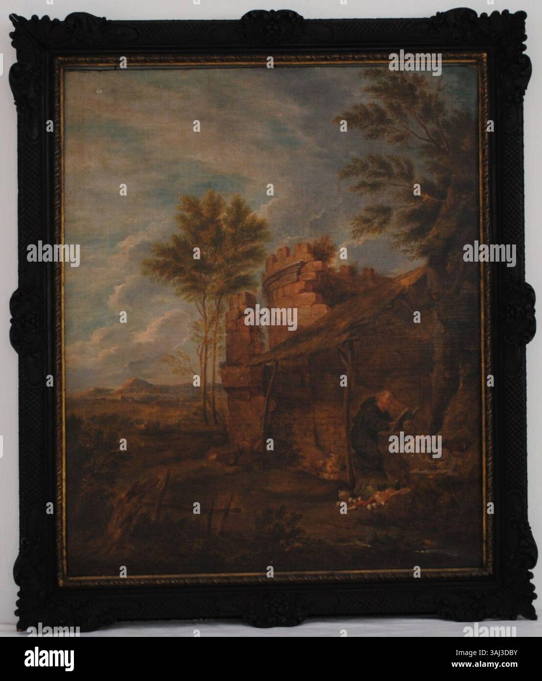 Ignatius de Beckers' painting 'Saint Anthony in the Desert', dating ...
