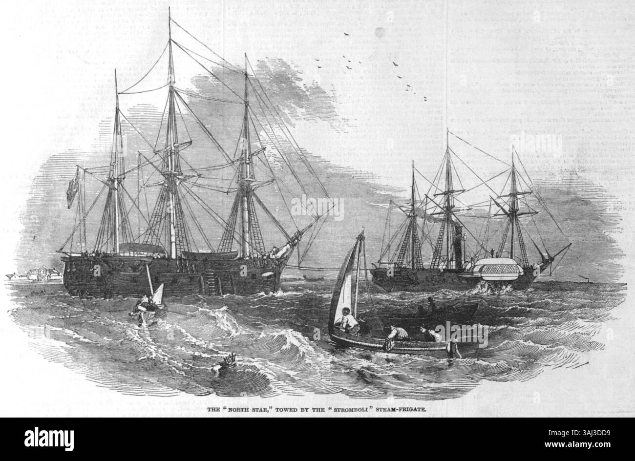 This 1849 illustration from 'The Illustrated London News' depicts the ...