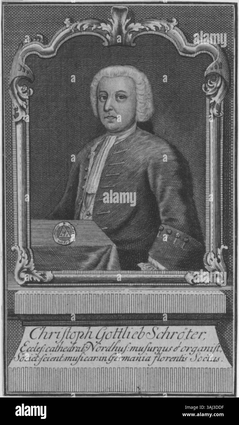 An engraving by Christoph Gottlieb Schröter, created in the 18th ...