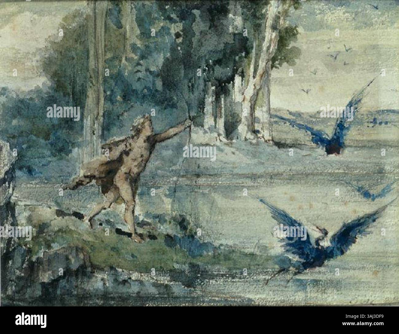 Hercules and the stymphalian birds hi-res stock photography and images ...