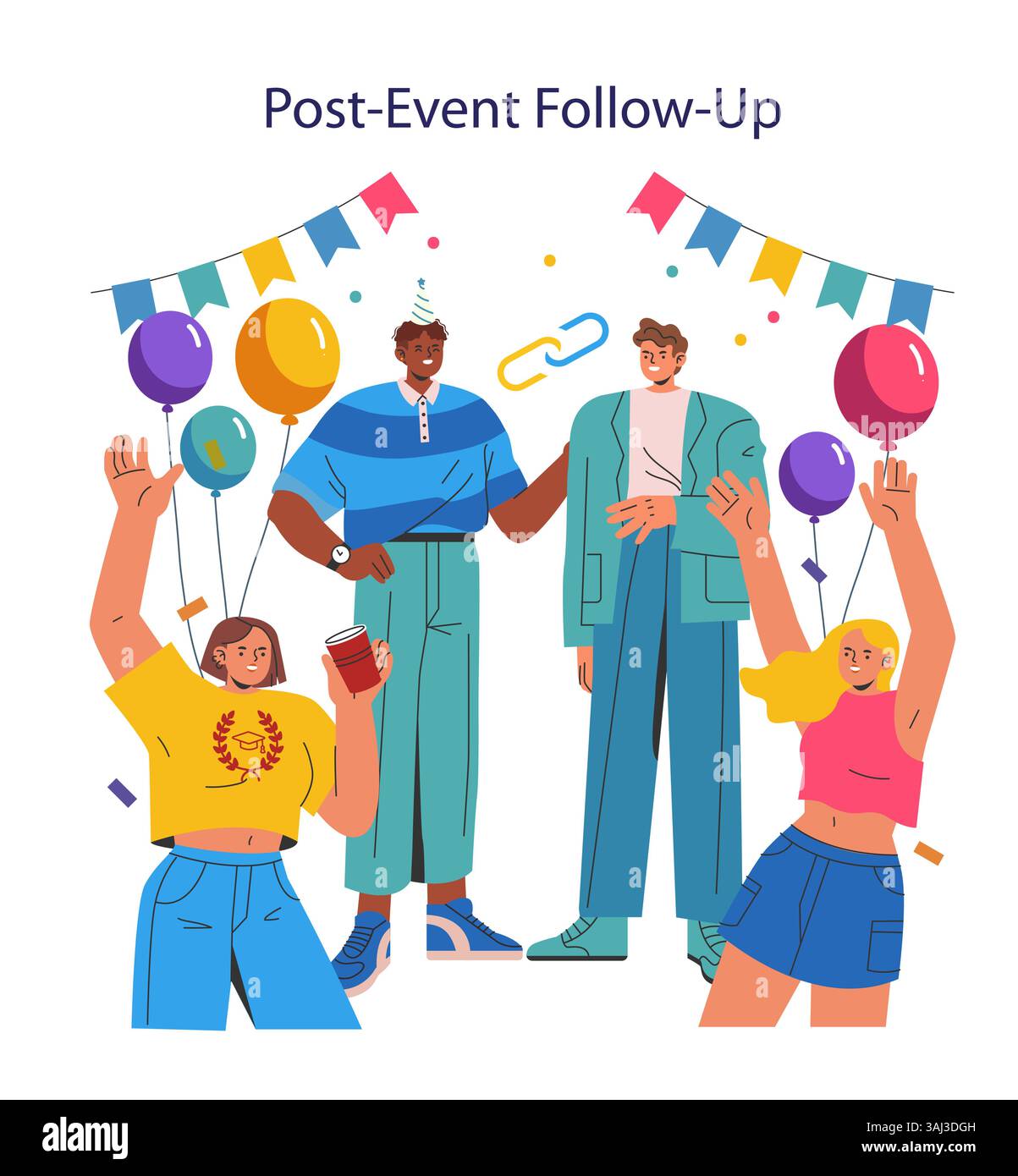 Follow after Stock Vector Images - Alamy