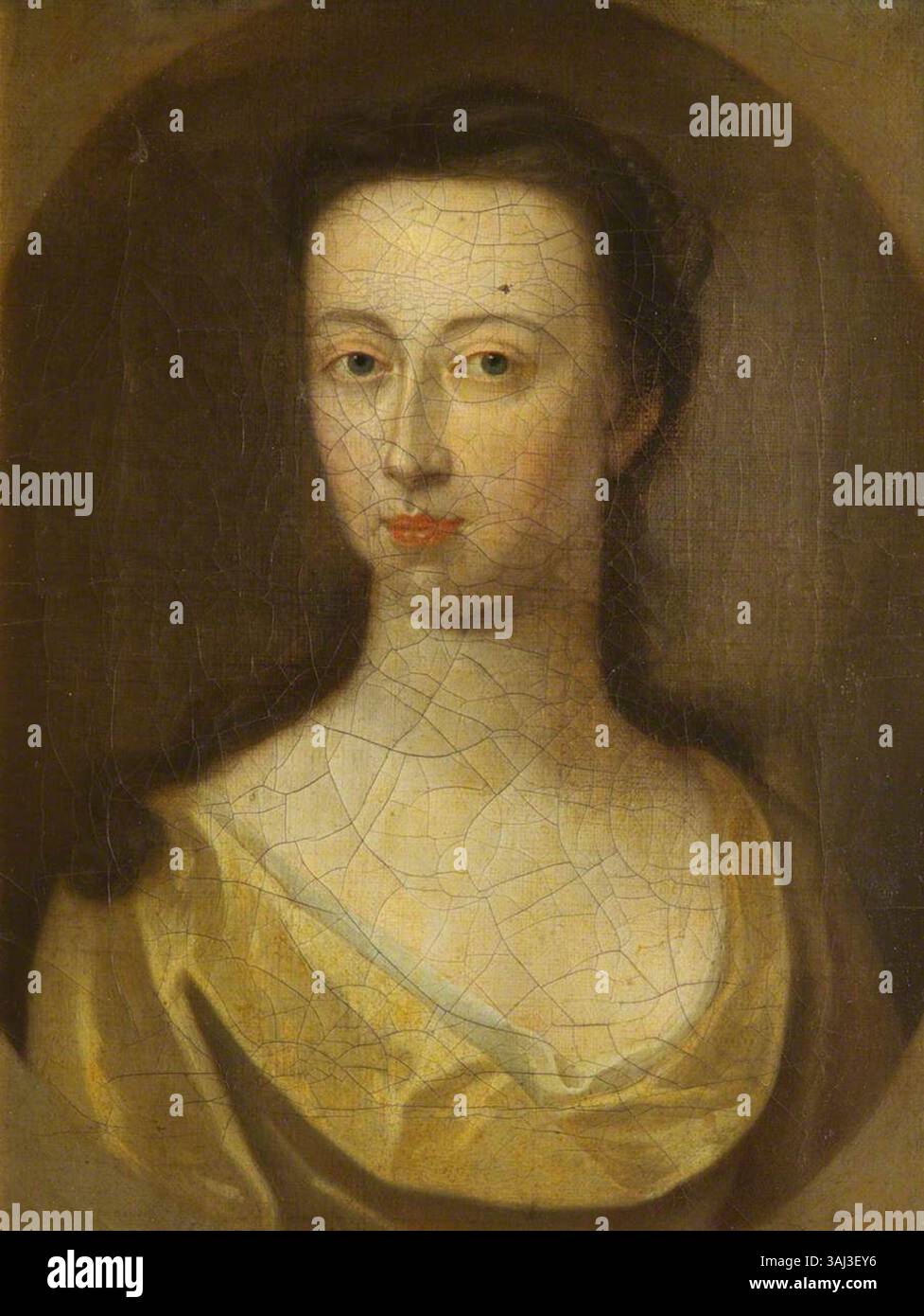 This portrait, painted in 1742, shows Ann Talbot at 19 years old. The ...