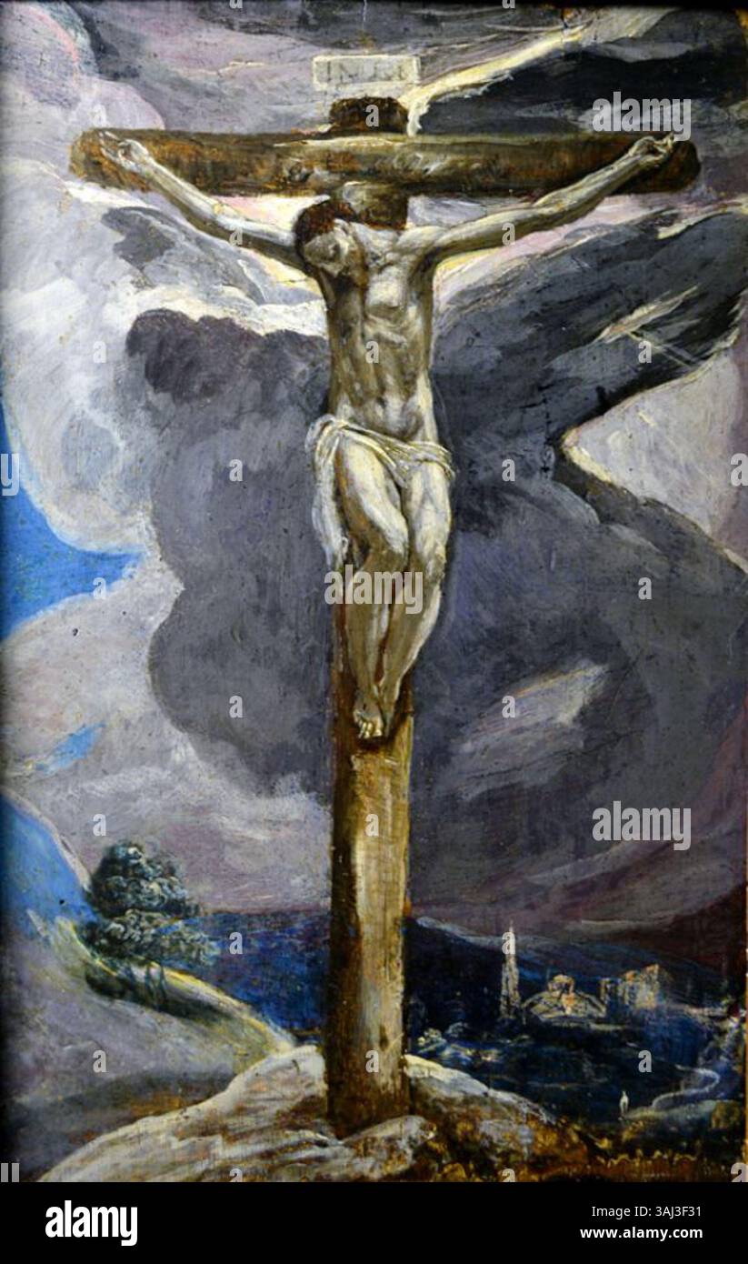 El Greco's 'Christ on the Cross,' circa 1610, is housed in the El Greco ...