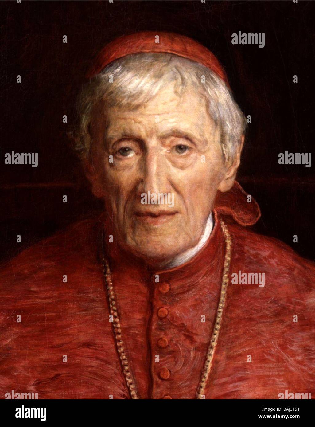 A portrait of John Henry Newman, painted by John Everett Millais in the ...