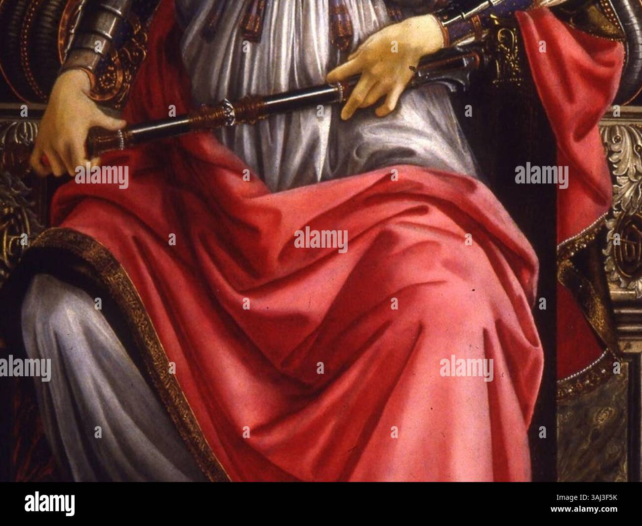 Sandro Botticelli's 'Fortitude' is a devotional painting created before ...