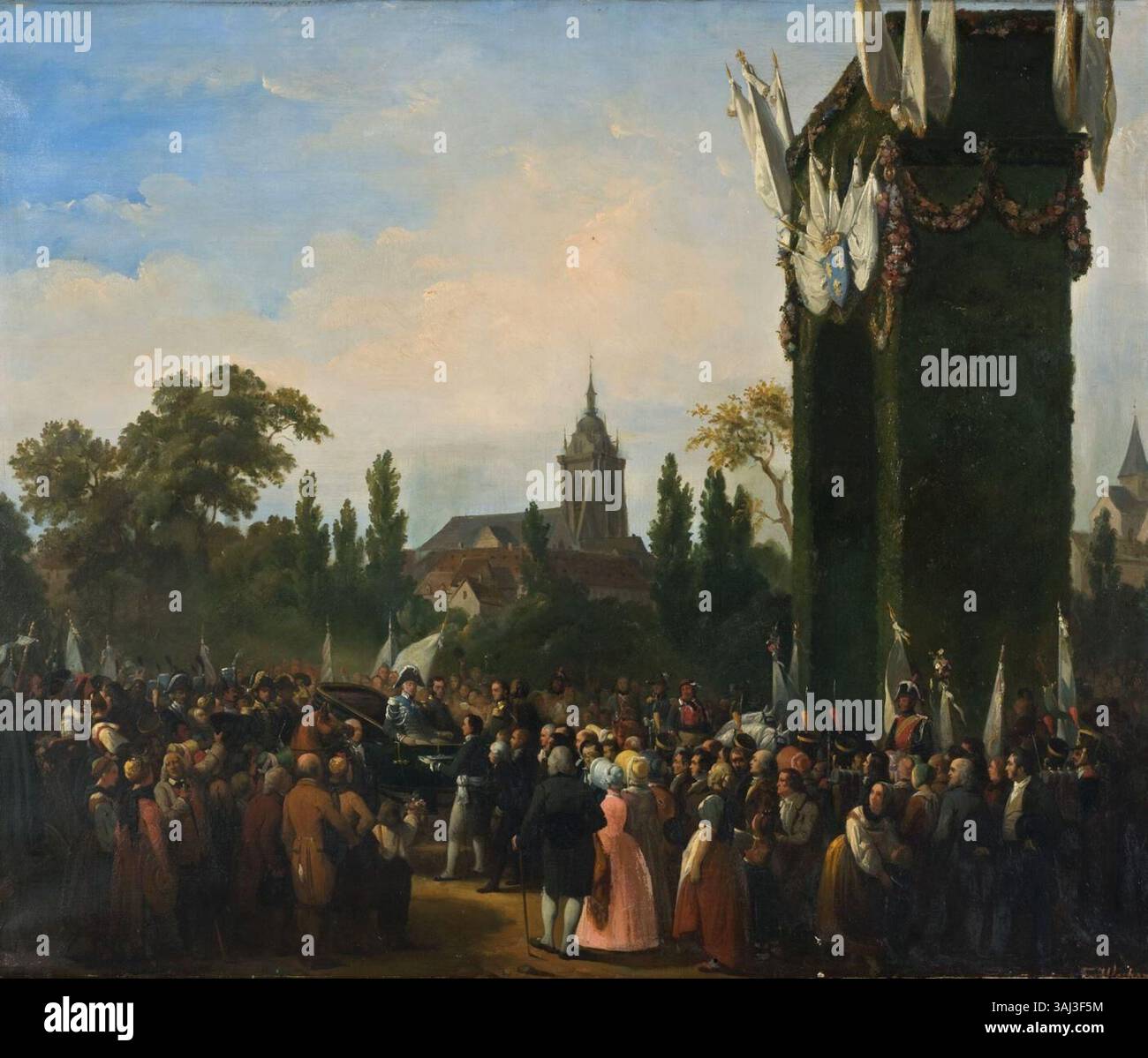 'The Entry of King Charles X in Colmar on September 10, 1828' by ...