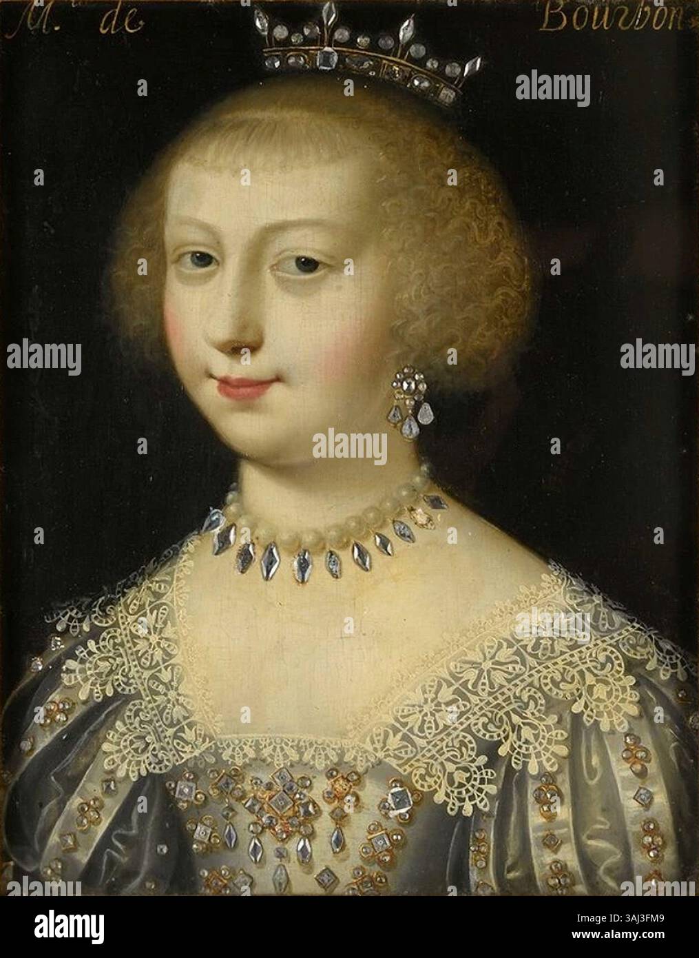 This 17th-century portrait by Jean Ducayer depicts Anne Genevieve de Bourbon, daughter of Henri ...