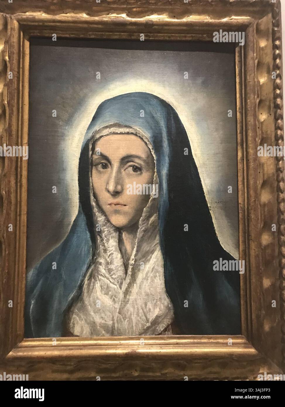 'Mater Dolorosa,' painted by El Greco in the 1590s, depicts the Virgin ...