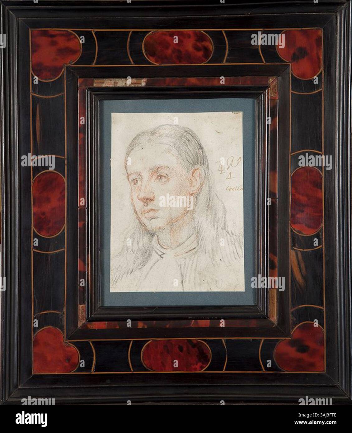 A preparatory drawing by Claudio Coello from 1685-1693, depicting a ...