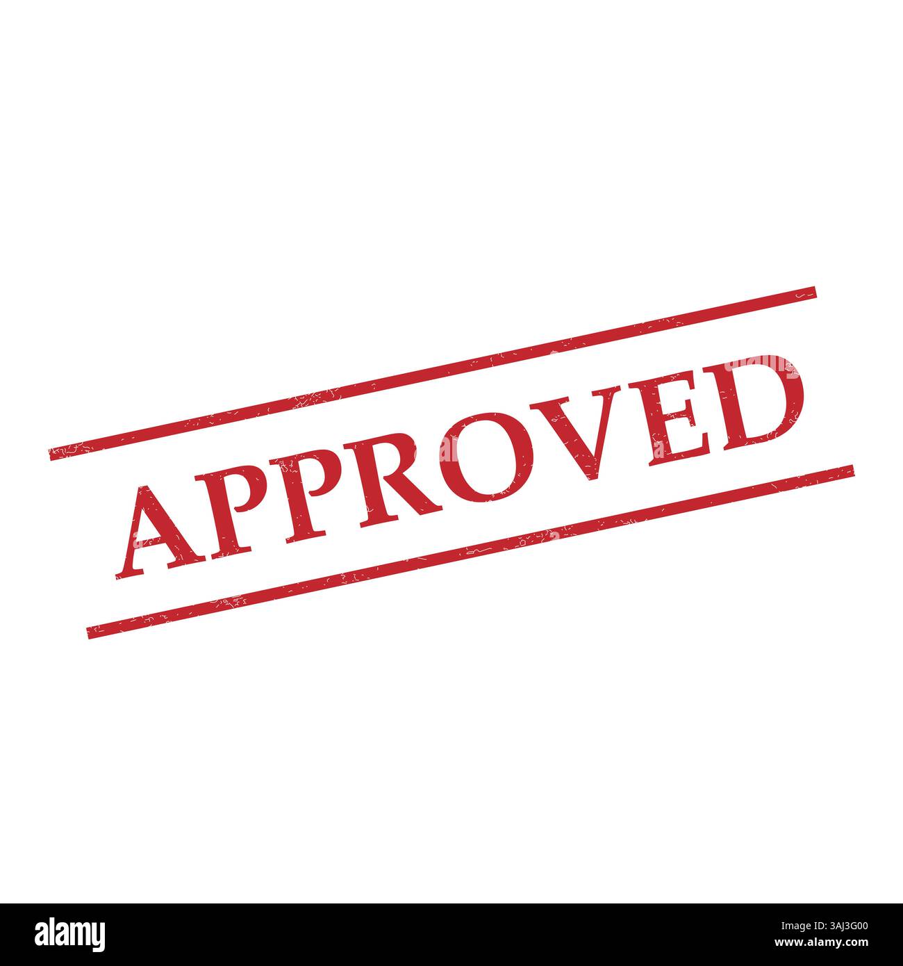 Red Official Approval Stamp with Diagonal Text – Simple & Authoritative Business Design Stock ...