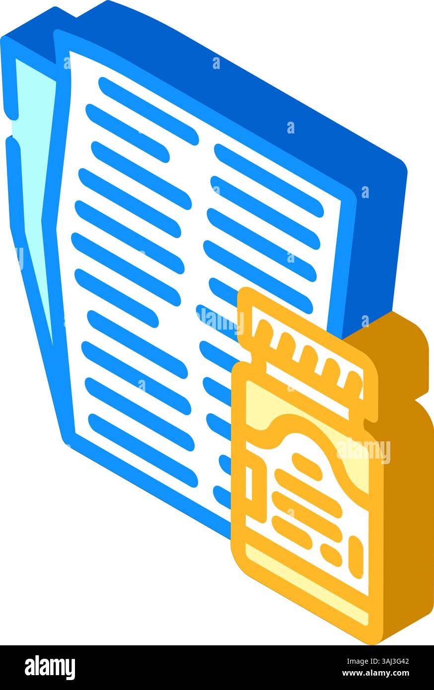 drug information pharmacist isometric icon vector illustration Stock ...