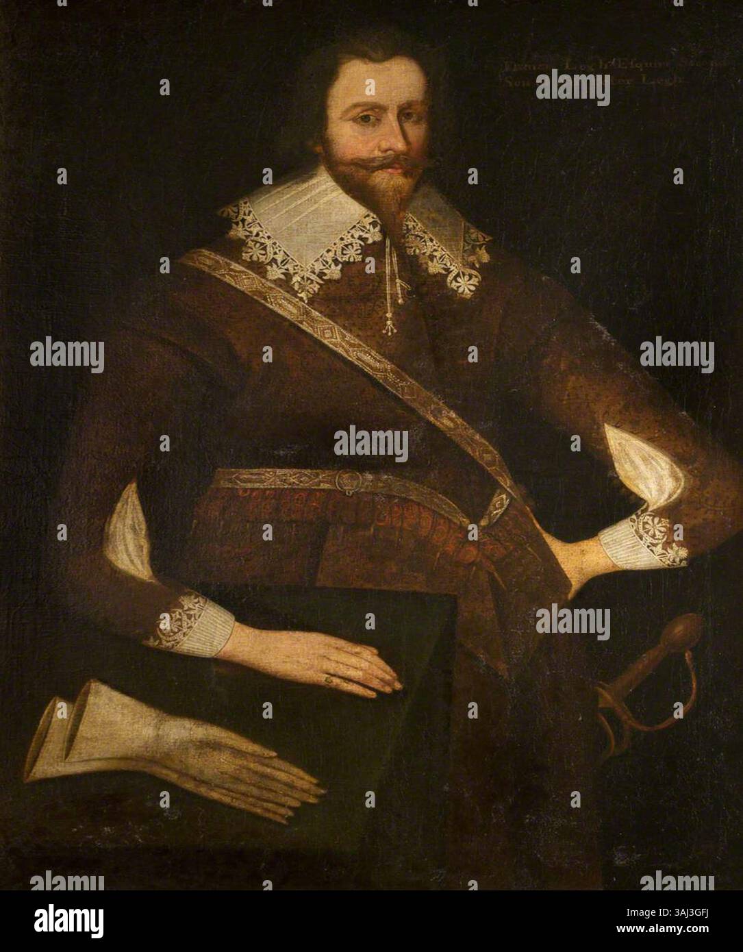 Portrait of Francis Legh (1590–1643), painted between 1630 and 1640 ...