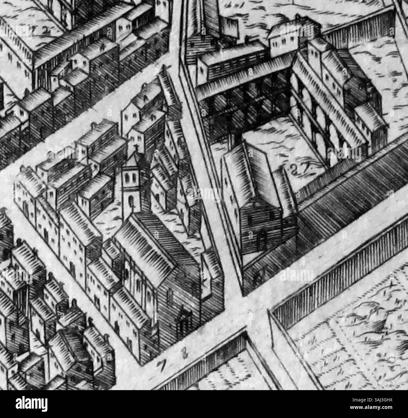 Stefano Bonsignori’s 1594 map titled 'Pianta del Buonsignori' is an ...