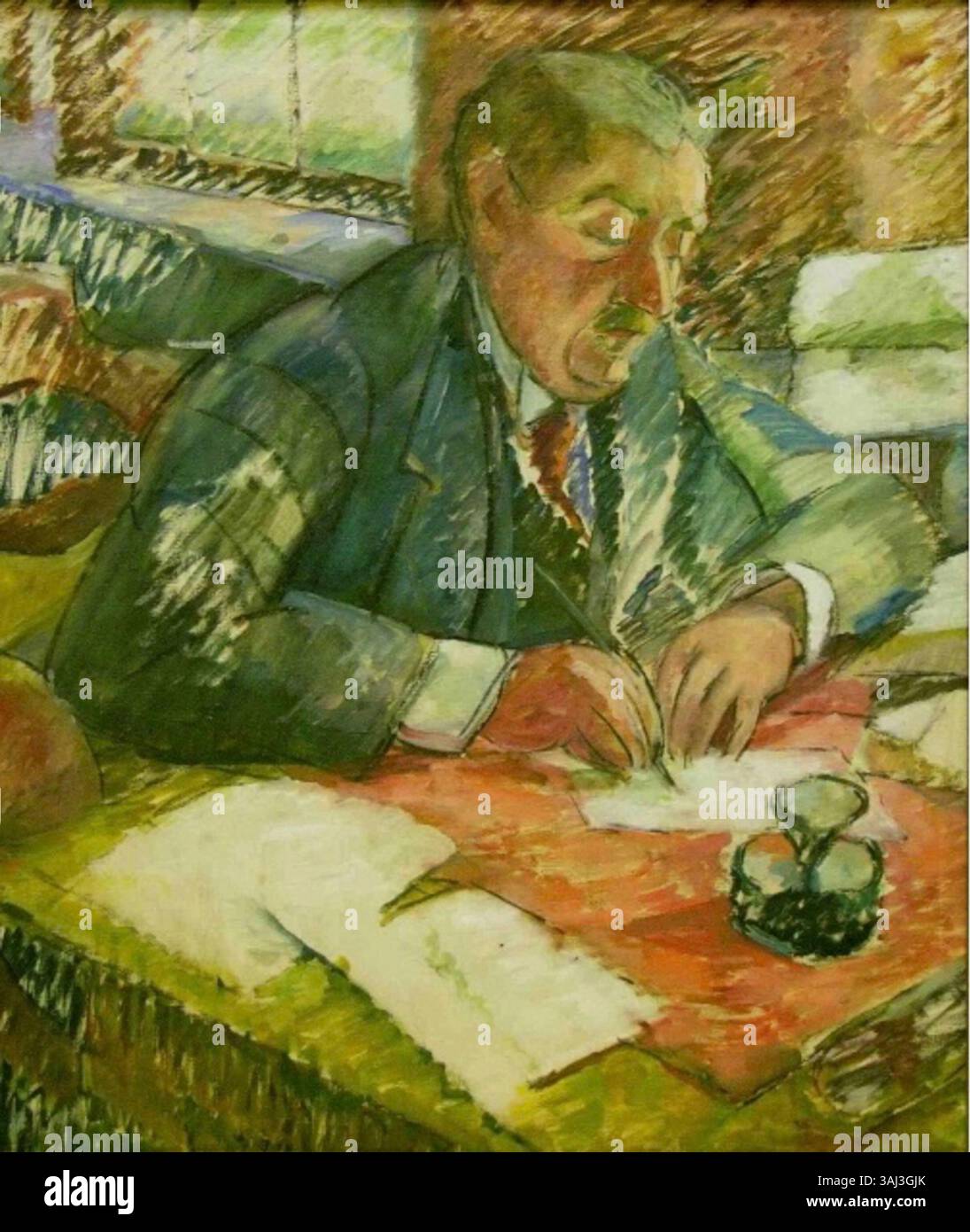 This portrait of August Wilhelm Hunzinger, created by Alma del Banco ...