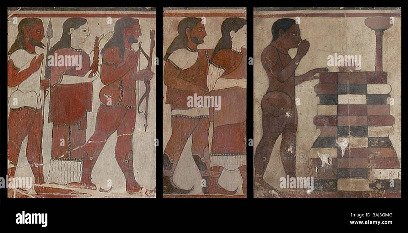 The Campana plaques, dating to circa 550-525 BC, are Etruscan artifacts ...