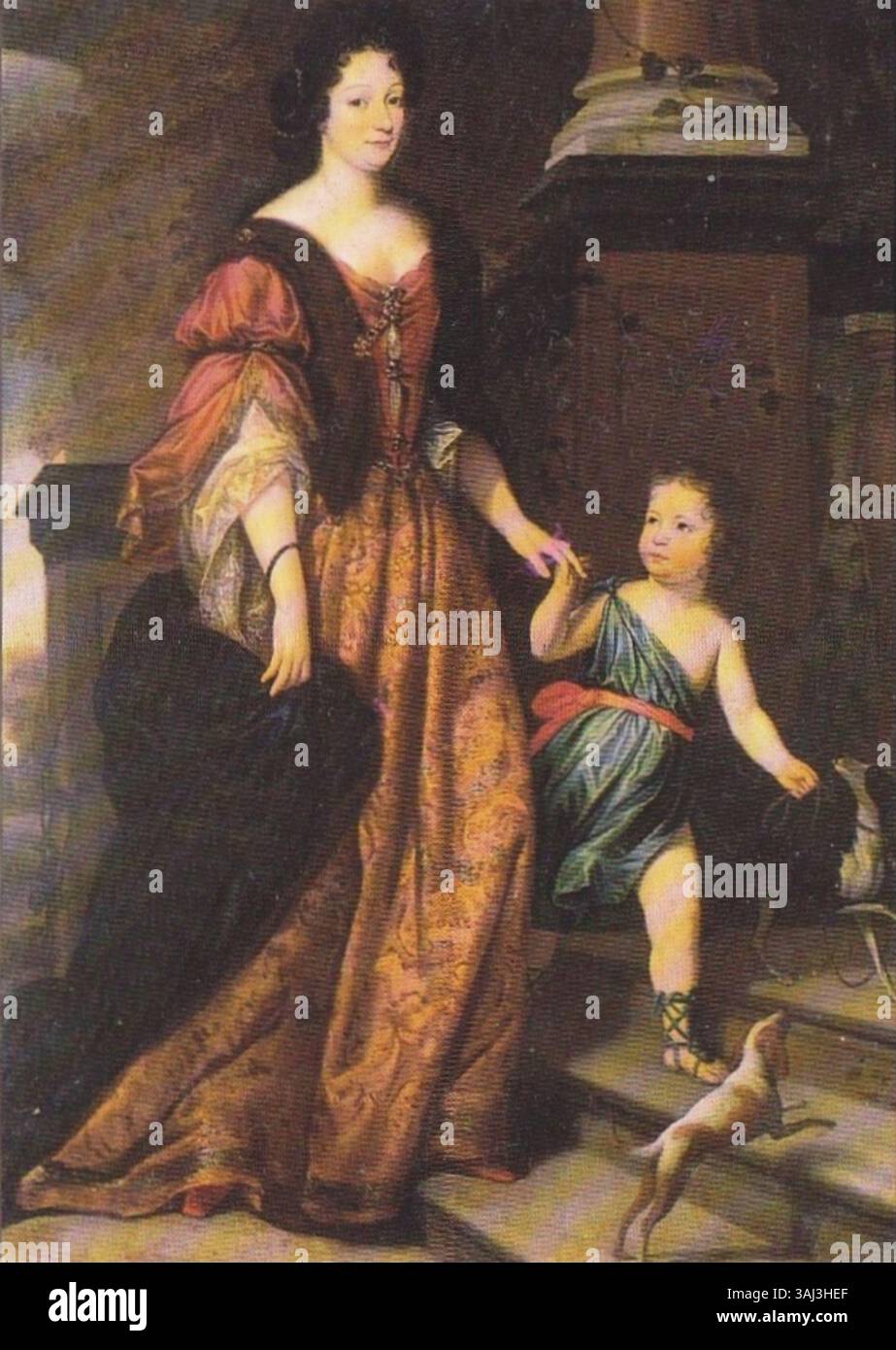 This 17th-century oil portrait depicts La Duchesse de Lude, the great ...