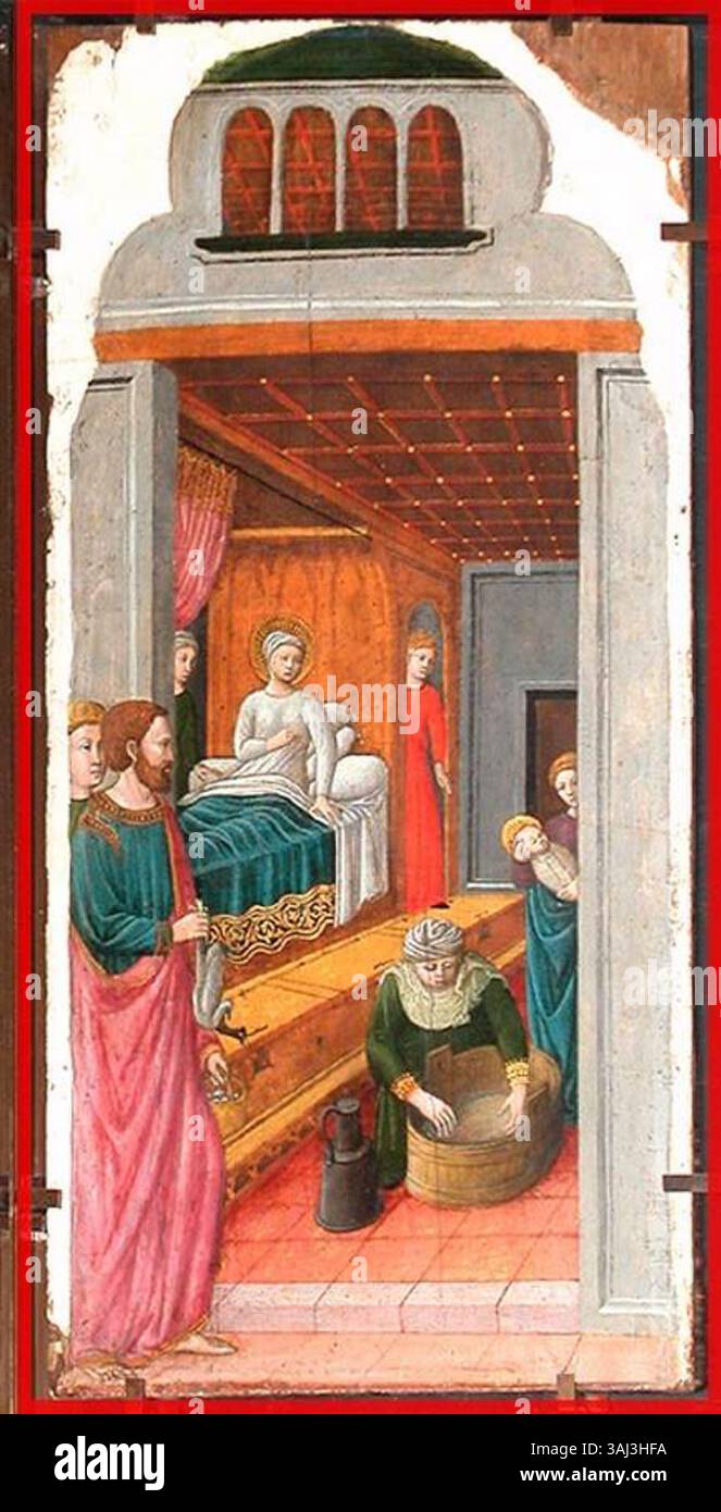 Giovanni Francesco da Rimini's tempera painting from the 1440s, 'The ...
