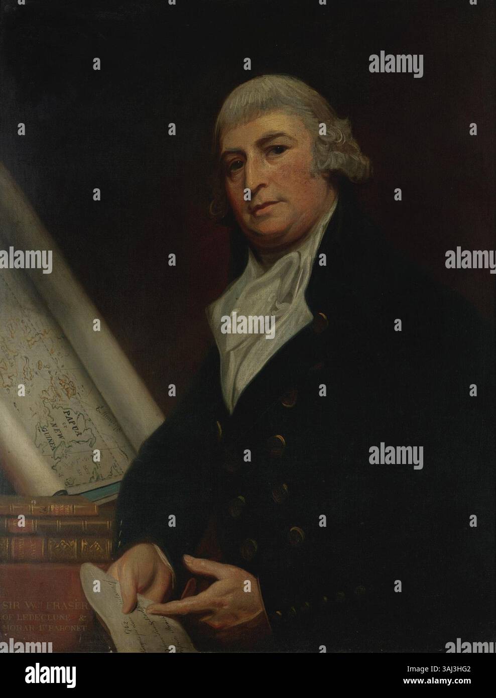 George Romney's 1792 portrait of Sir William Fraser, 1st Baronet ...