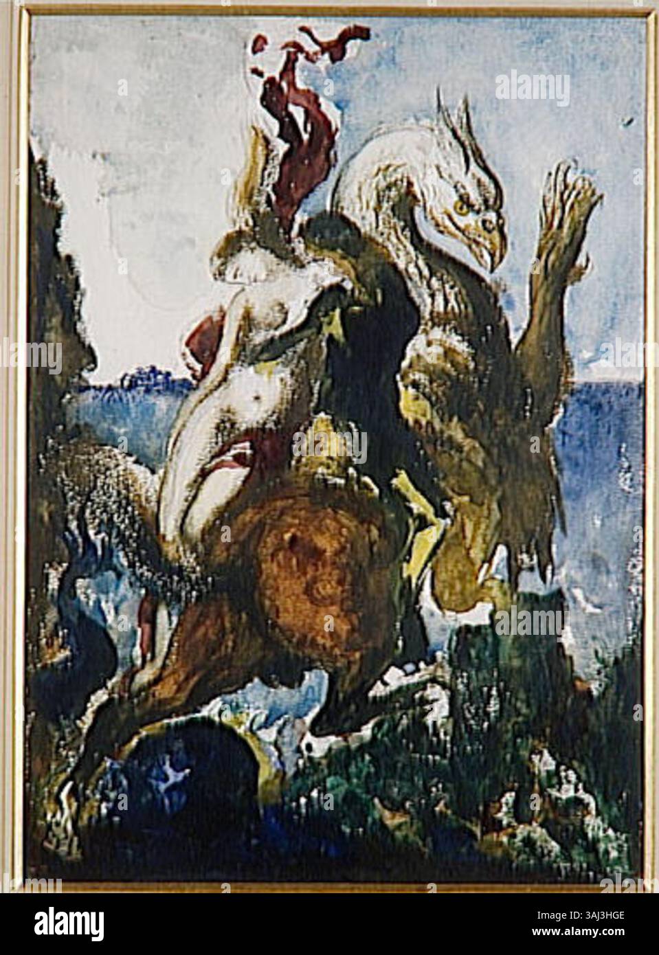Gustave Moreau’s painting 'Andromeda', created between 1850 and 1895 ...