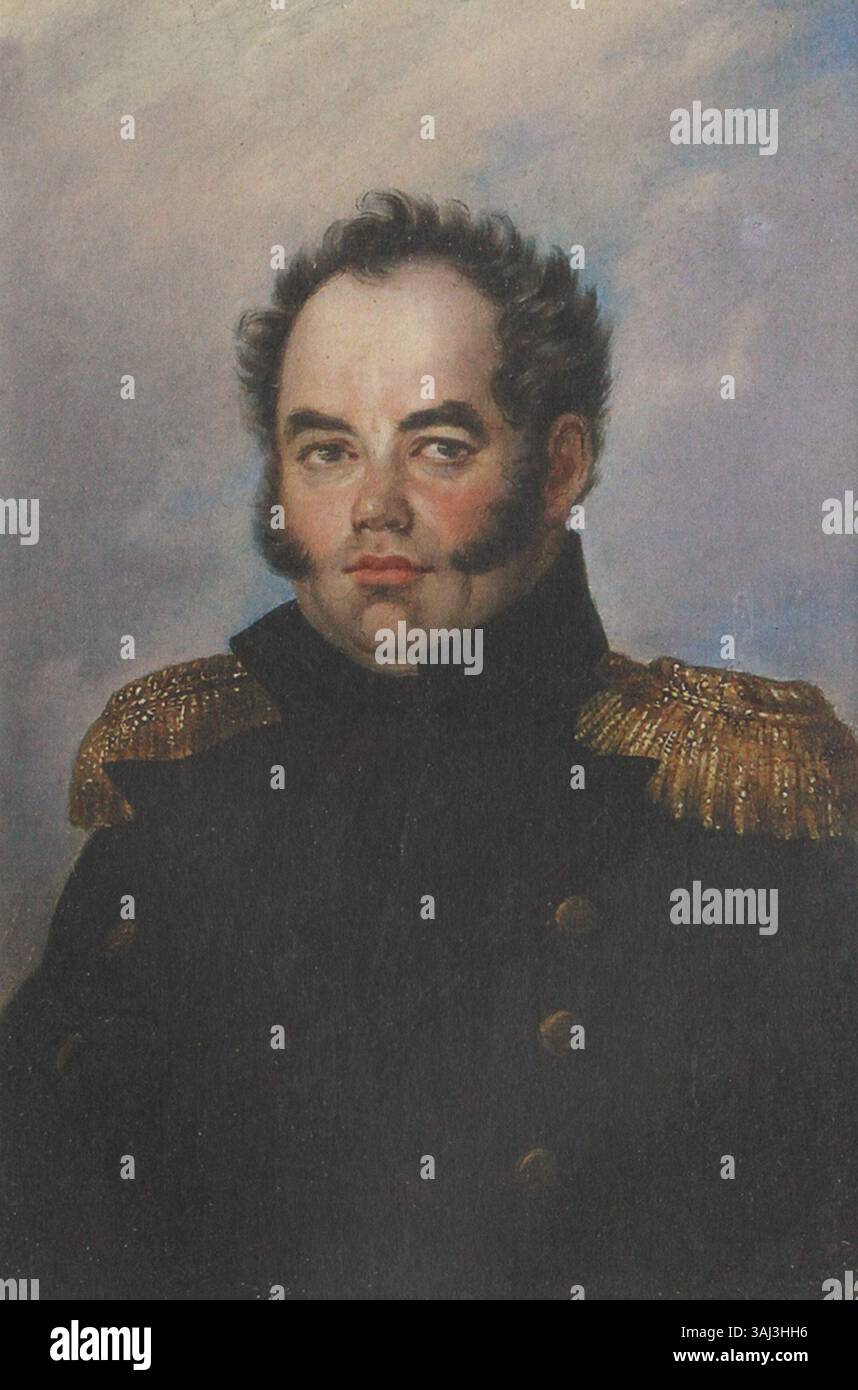 A painting attributed to Matvey Ivanovich Muraviev, an unidentified ...