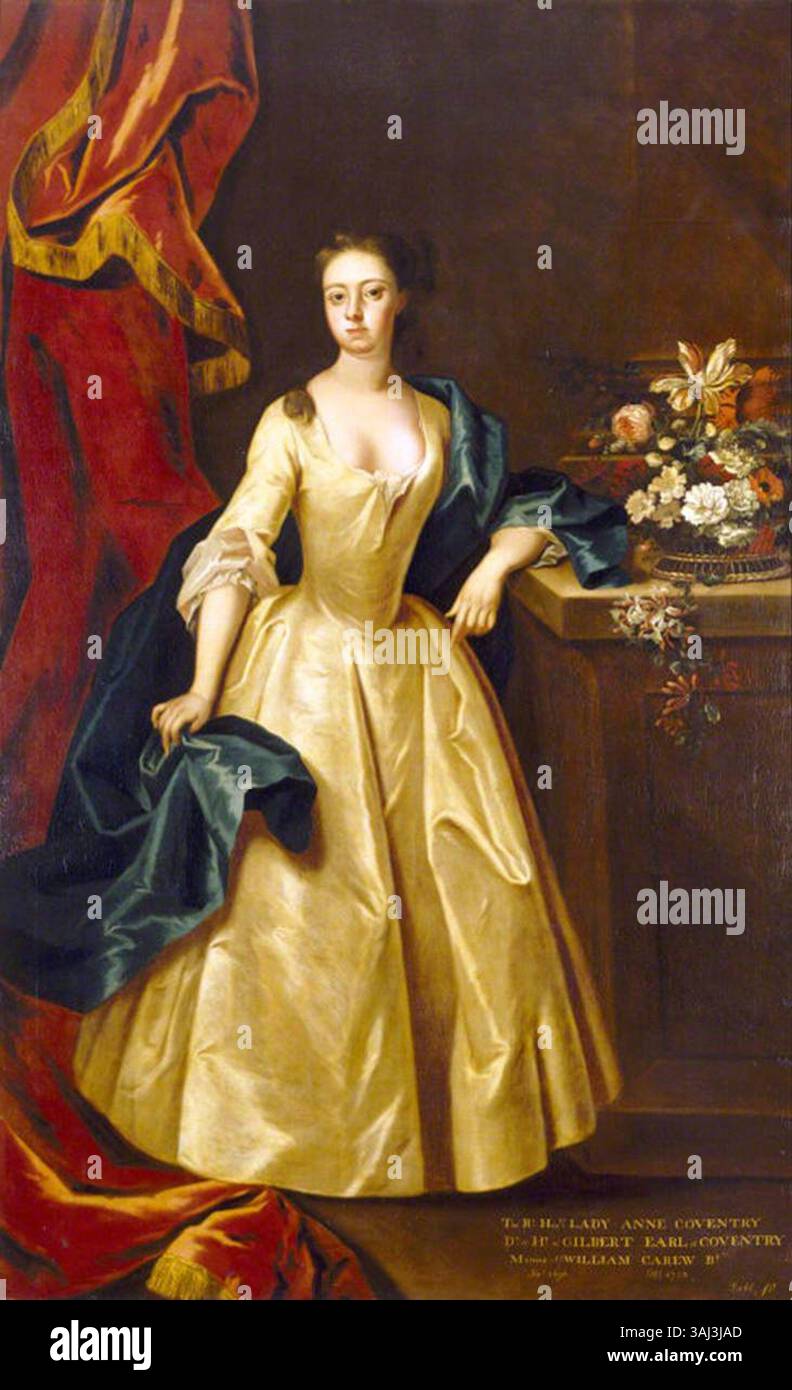 In the style of Michael Dahl, this 1715 portrait of Lady Anne Coventry ...