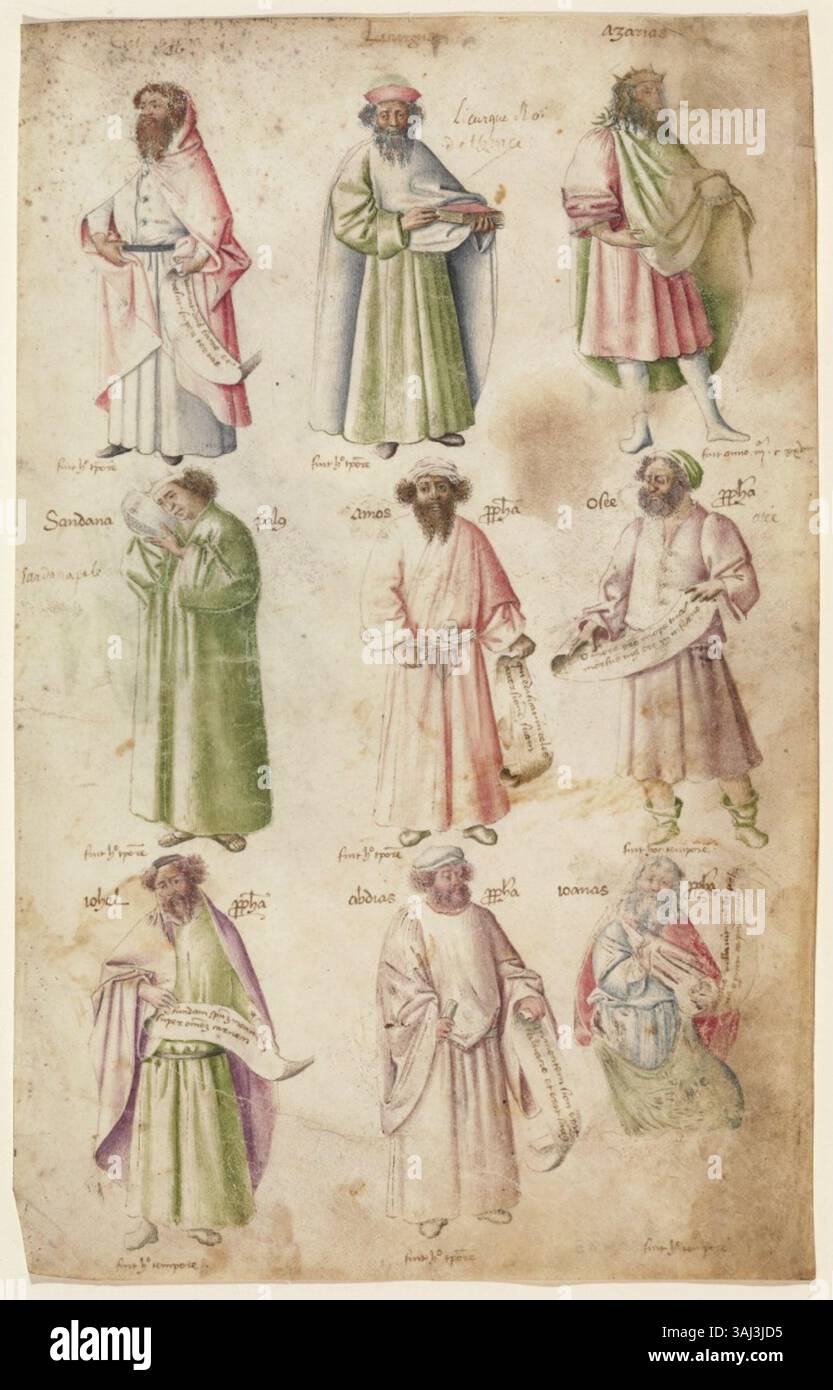 'Chronique Cockerell' is a drawing attributed to Barthélemy d'Eyck ...