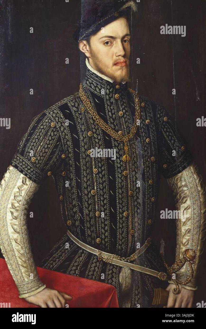 This painting, created between 1554 and 1558 after Anthonis Mor ...