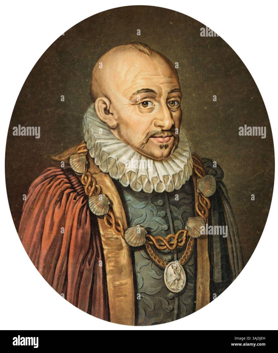 This 1792 engraving by Pierre-Michel Alix, based on an earlier 16th ...