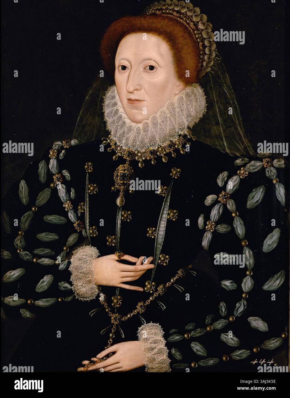 'Queen Elizabeth I' portrait, possibly by Nicholas Hilliard, painted ...