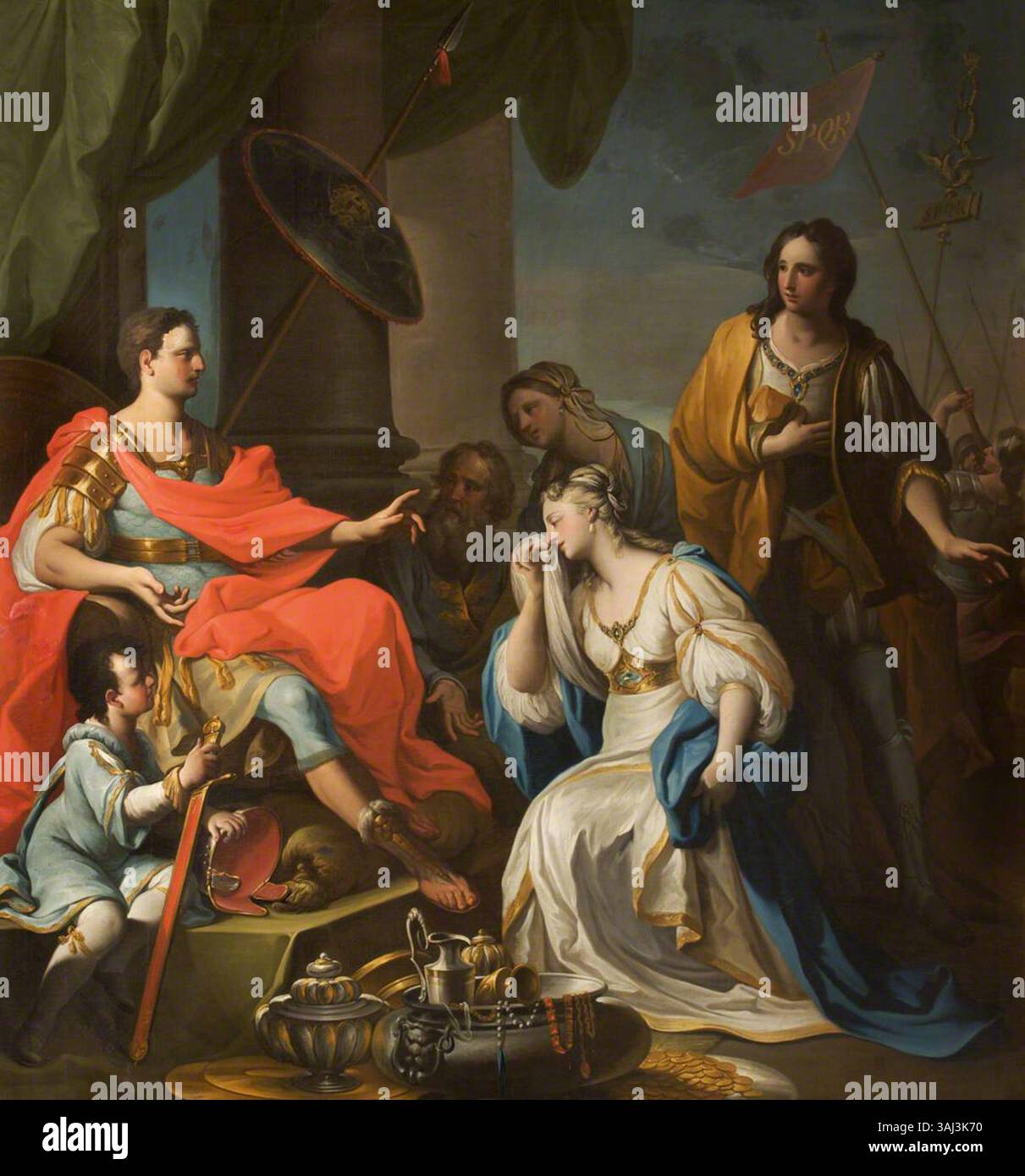 ‘The Continence of Scipio’ by Andrea Casali, painted around 1743 ...