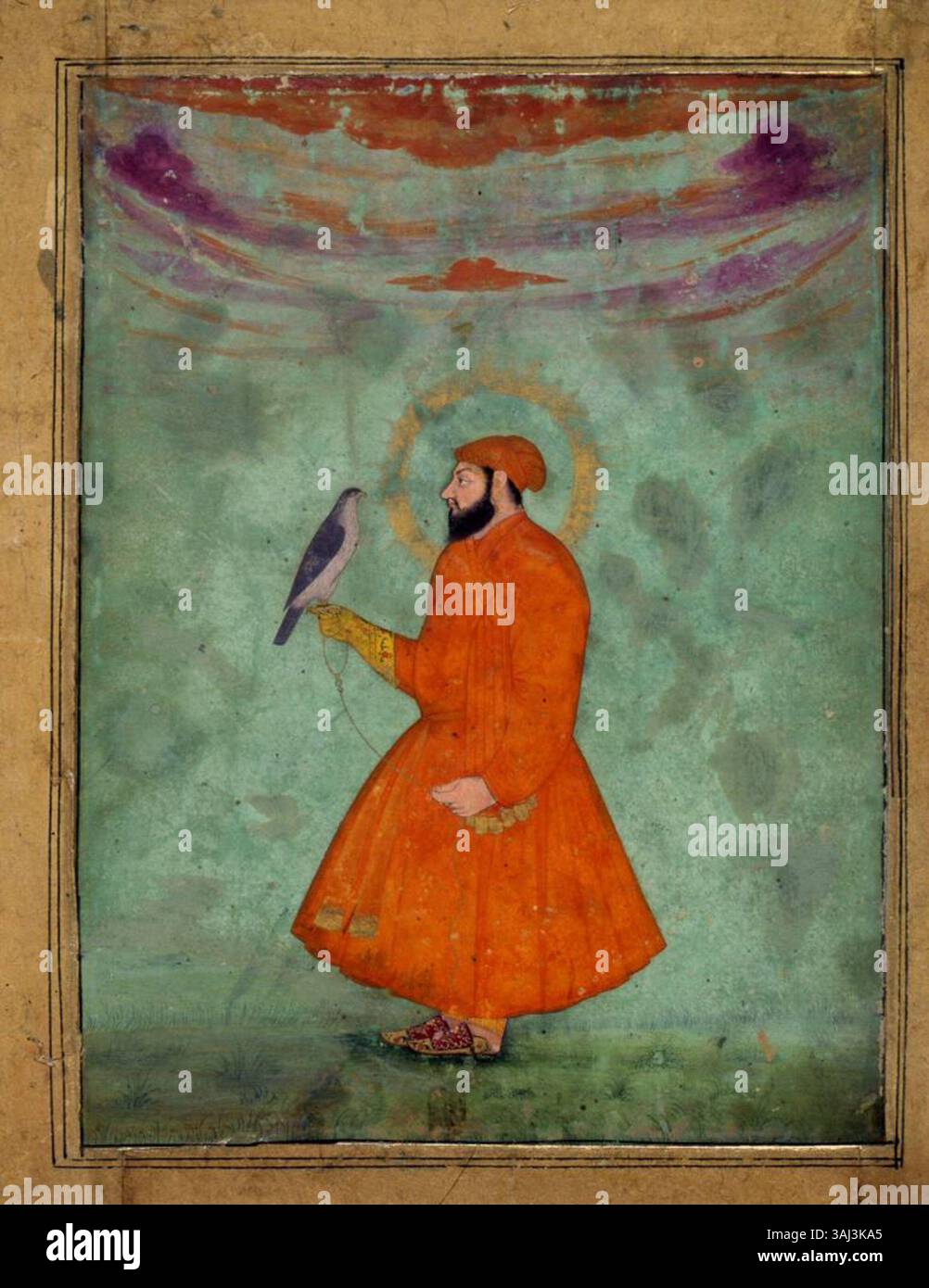 A circa 1670 portrait of Ram Rai, often mistakenly identified as Guru ...