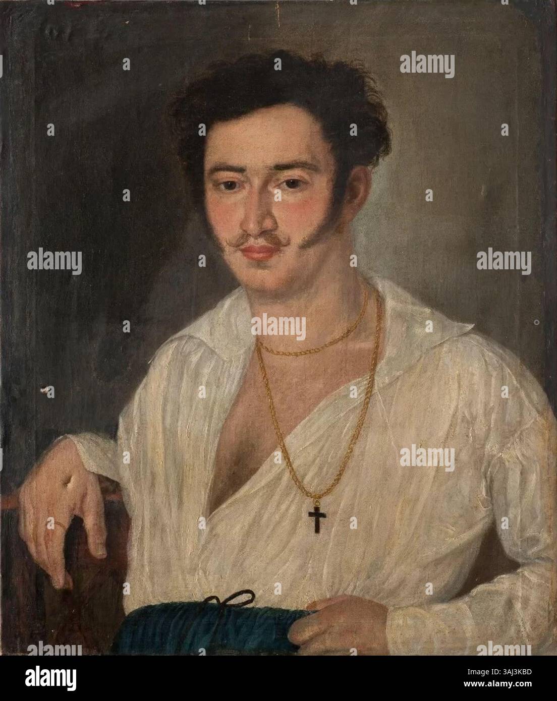 This 1820s portrait by an unidentified artist depicts Pyotr ...