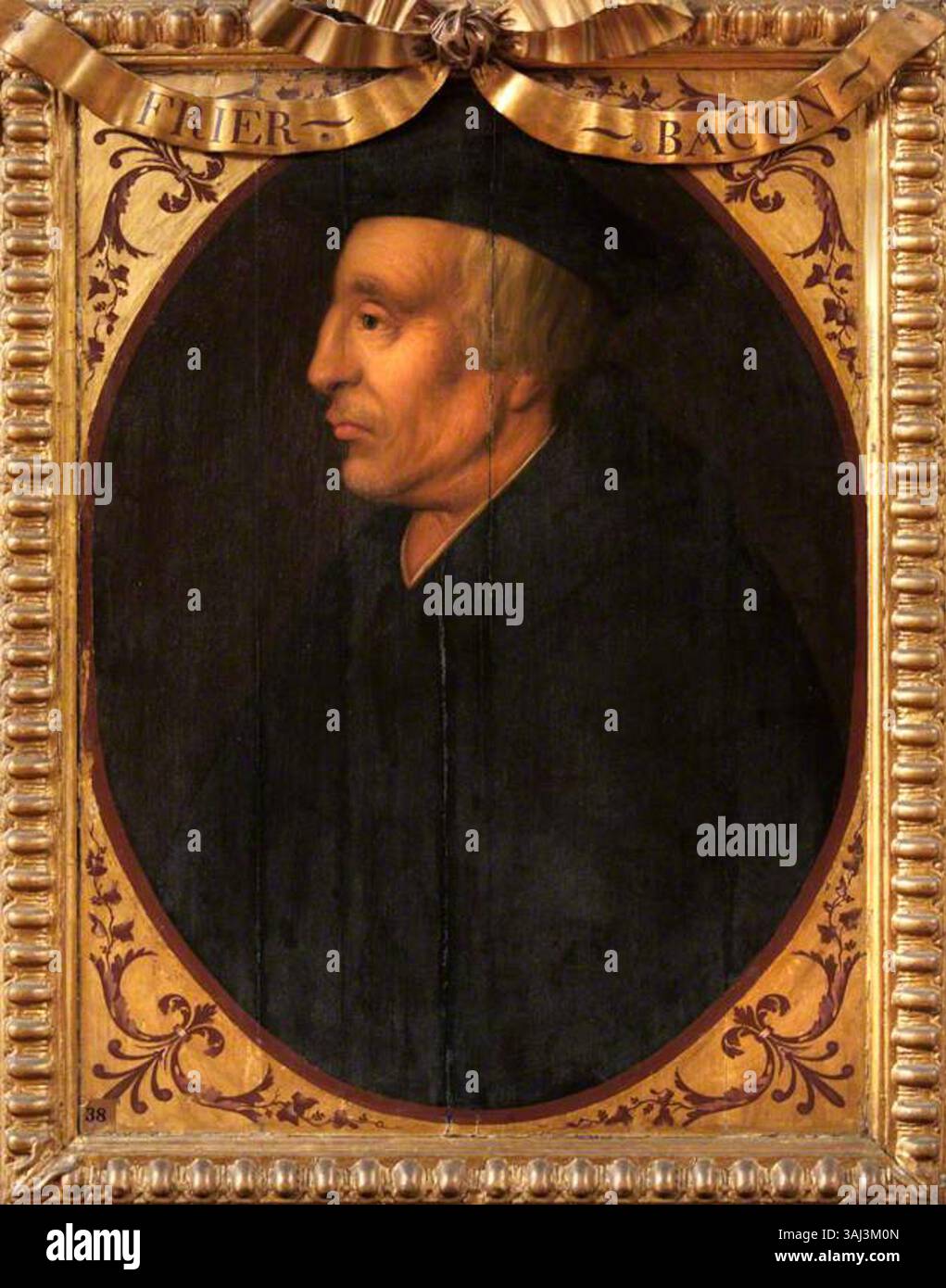 This circa 1600 portrait of Roger Bacon, painted by an anonymous artist ...