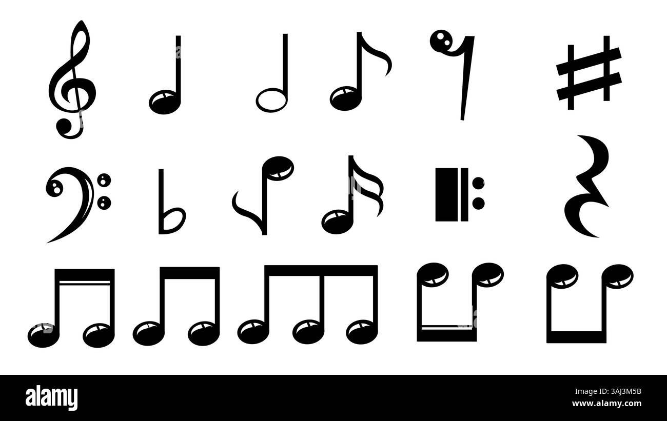 Musical notes staff background with lines Stock Vector Image & Art - Alamy