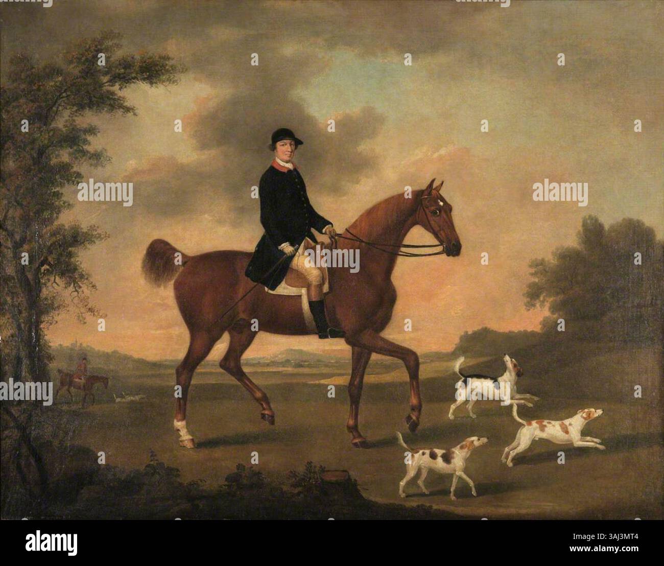 This portrait, attributed to Thomas Stringer, depicts Noel Hill, 1st Lord Berwick (1745-1789 ...