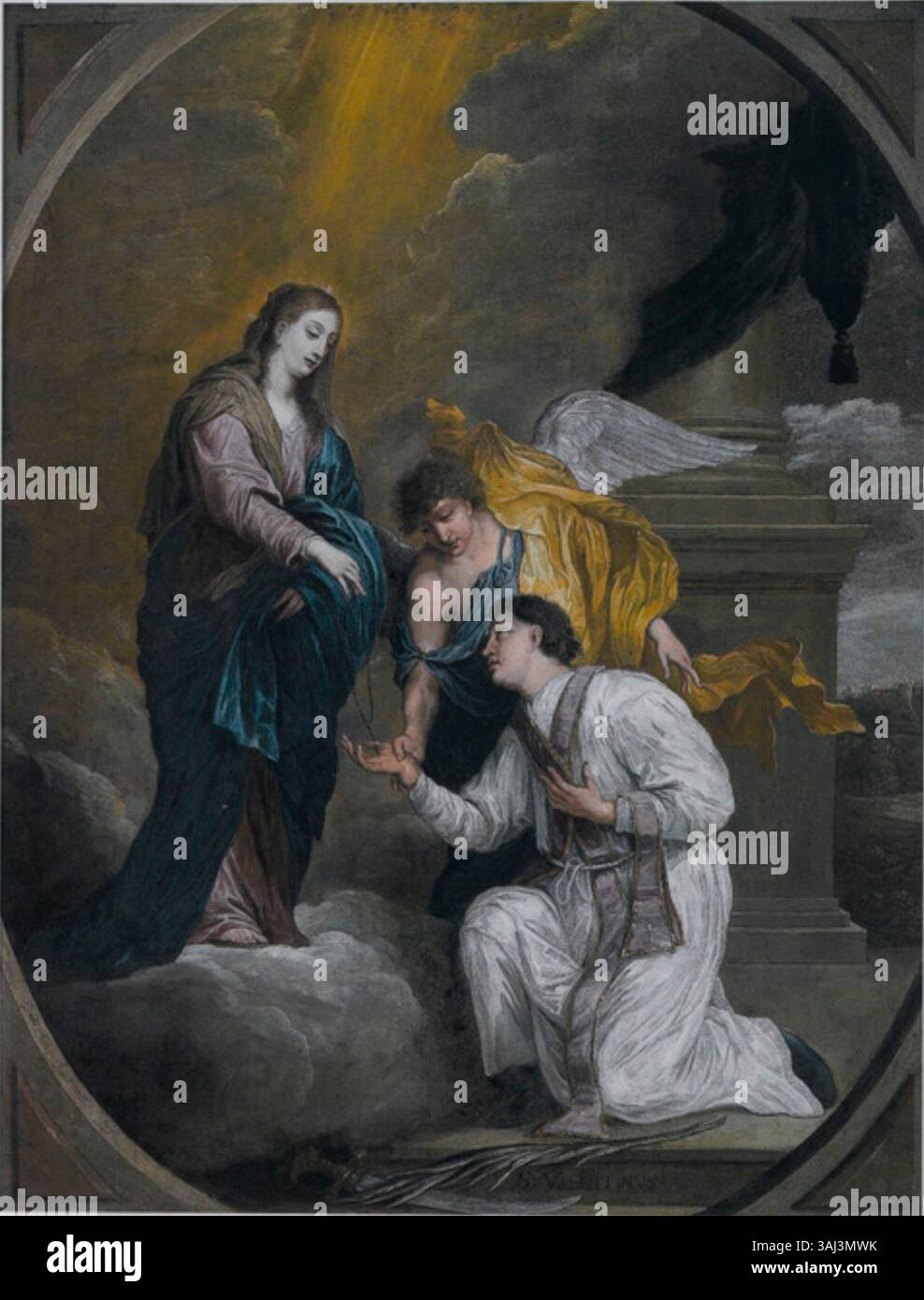 This 1677 painting by David Teniers III depicts Saint Valentine ...