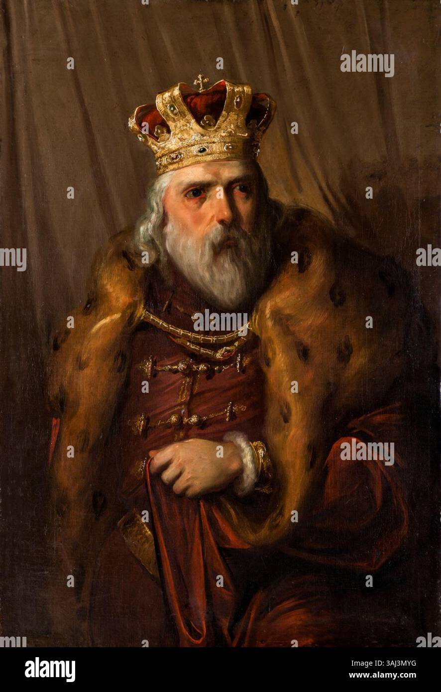 'Knez Lazar' (1857) by ura Jaki depicts the Serbian ruler, Prince Lazar ...