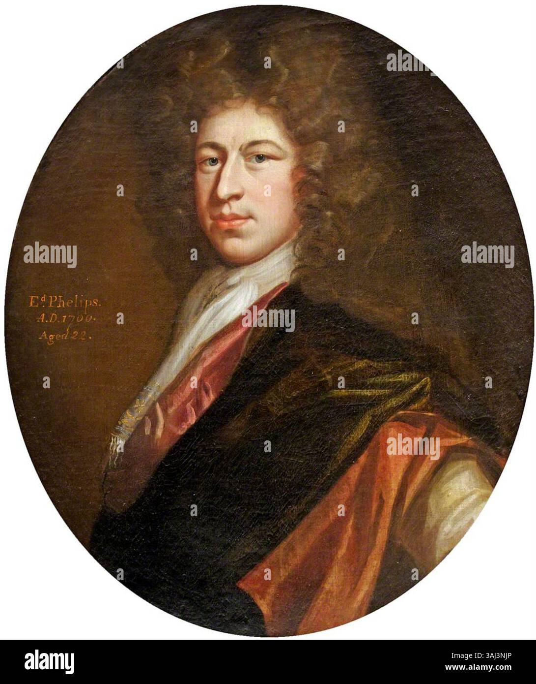 This 1700 portrait from the British School depicts Edward Phelips IV at ...