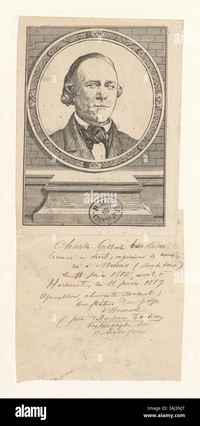 Charles-Gilbert Tardieu was a French artist, depicted in this ...