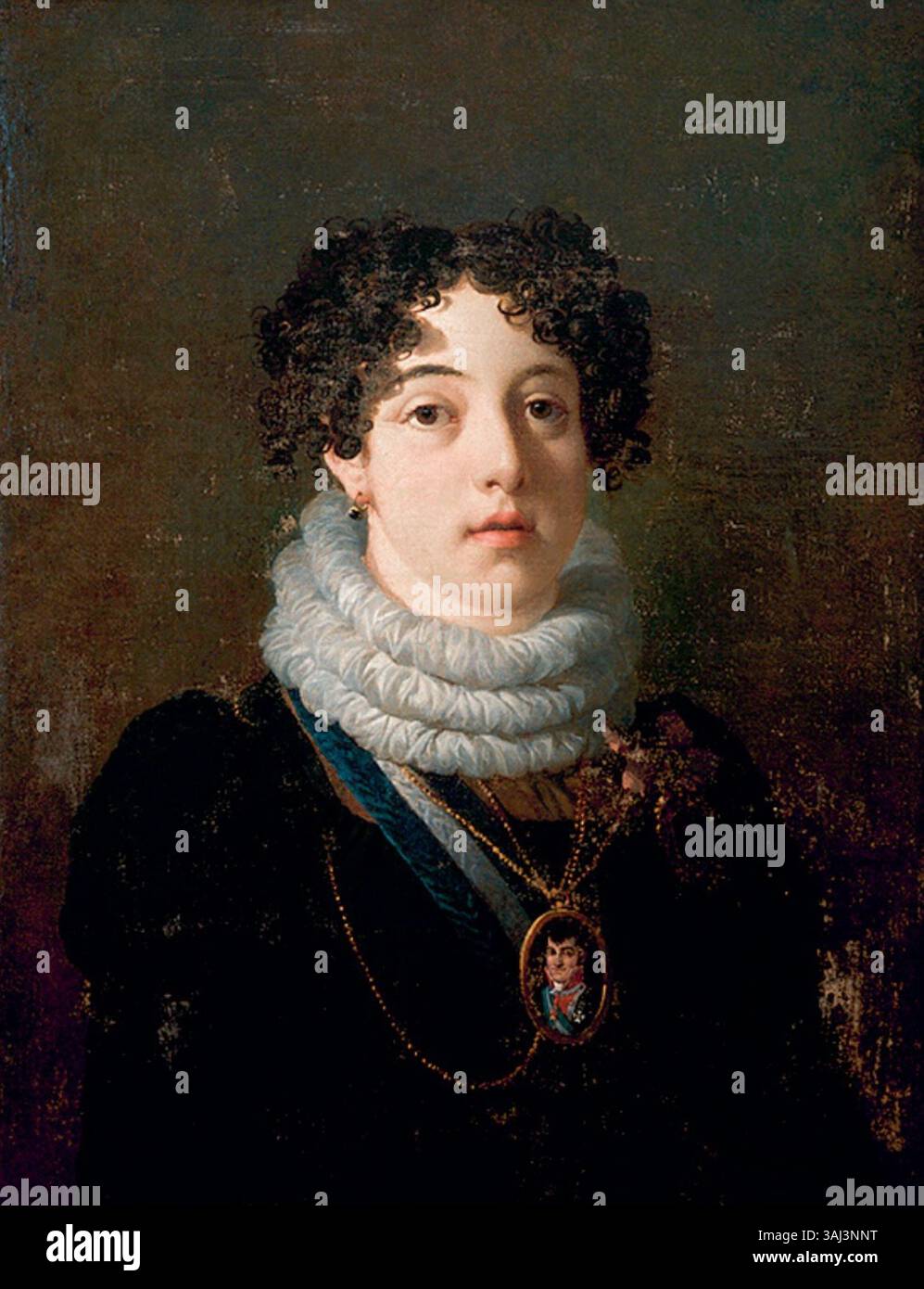 This 1815 portrait by Nicolas-Antoine Taunay shows María Isabel de ...
