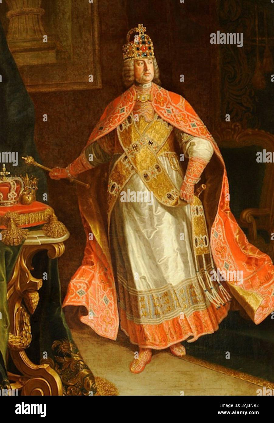 This painting by Wenzel Pohl shows Emperor Francis I of Austria wearing ...