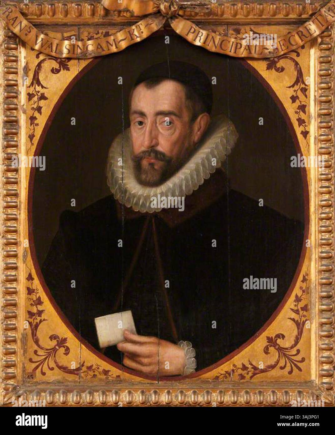 Portrait of Sir Francis Walsingham (1530-1590), painted after John de ...