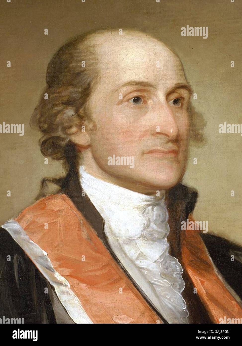 Portrait of John Jay, painted by Gilbert Stuart in 1794. The oil on ...