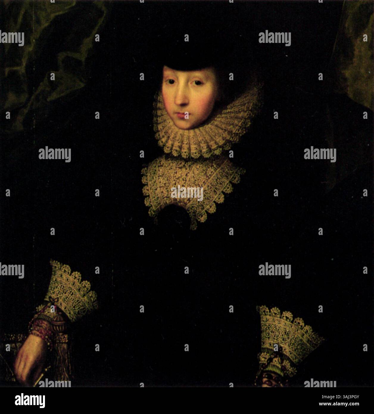 The portrait of Rose Keightley (née Evelyn), painted by Paul van Somer ...