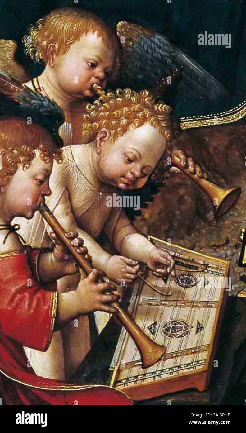 This detail from Jacob van Oostsanen’s painting 'Adoration of the ...